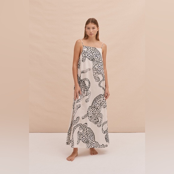 Desmond & Dempsey | Dresses | Desmond And Dempsey Chic Leopard Print ...
